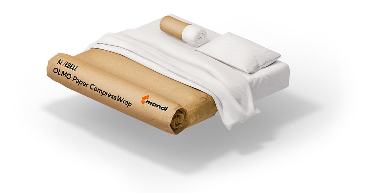 Papierbasierter CompressWrap | re/cycle OLMO Paper® | Mondi Group